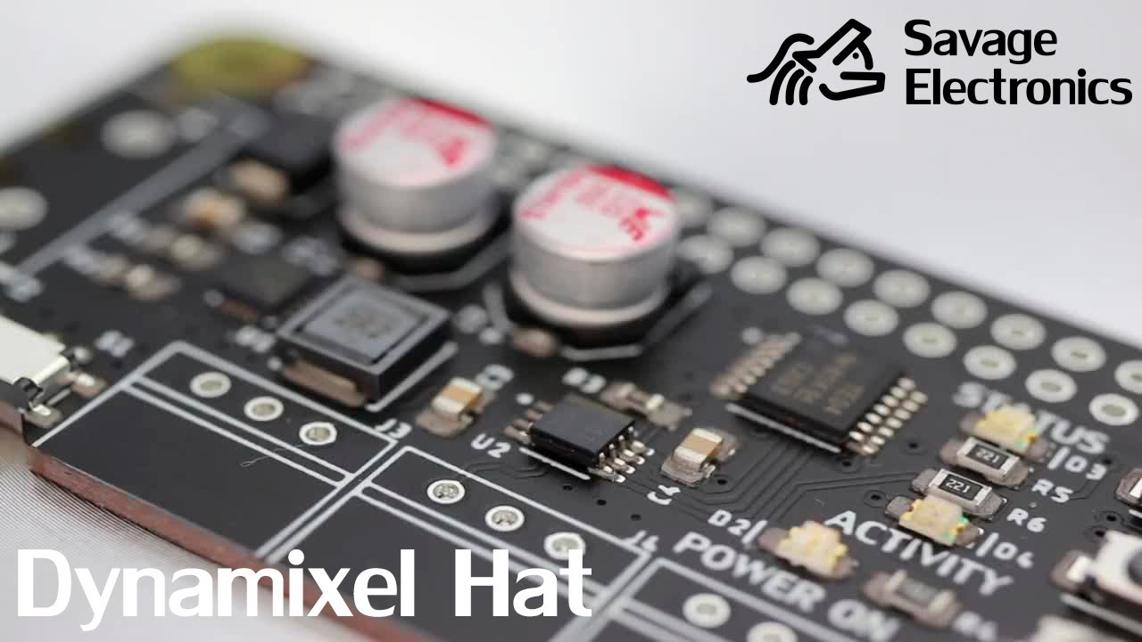 Dynamixel Hat - Hot plate SMD soldering