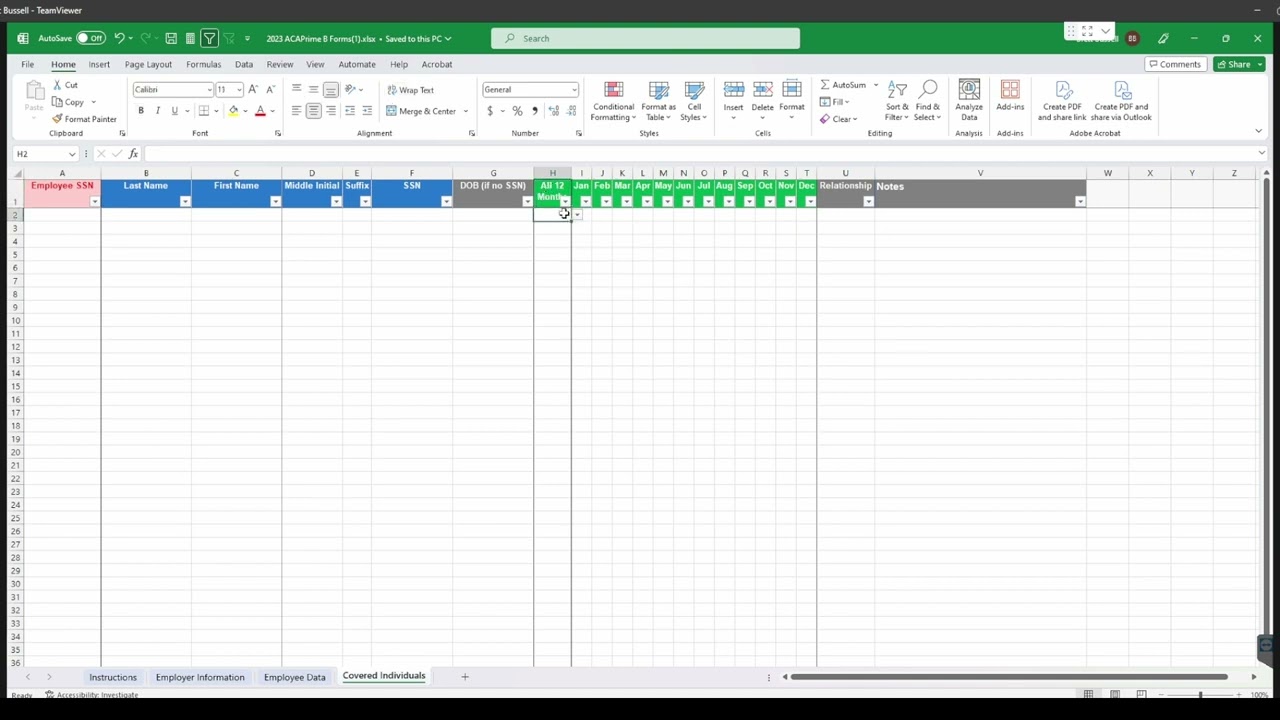 ACAPrime:   B Forms Template Tutorial