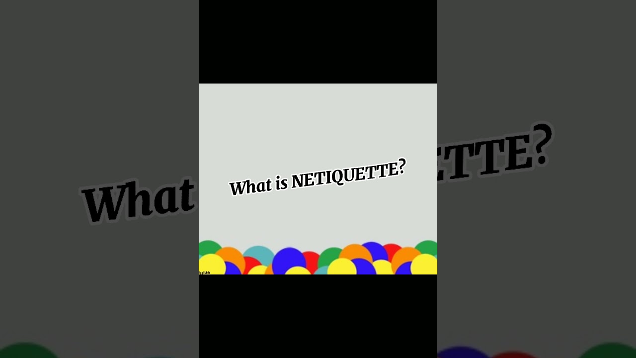 Netizenship And Netiquette In Online Communities - mga paksa