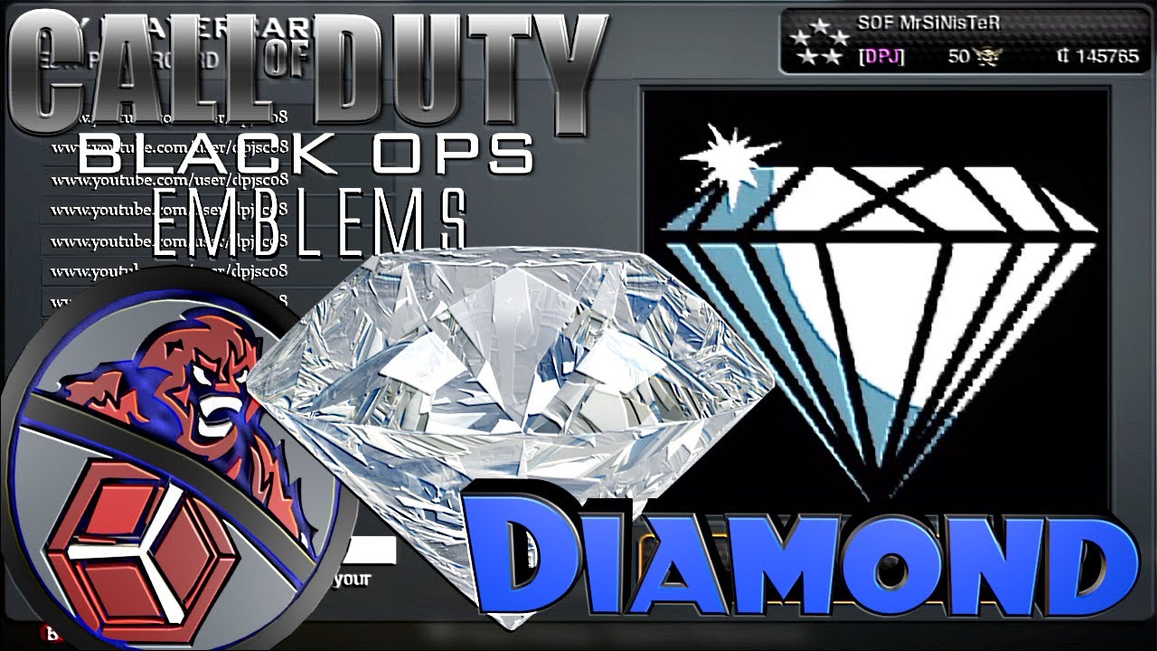 COD Black Ops - Diamond Emblem Tutorial