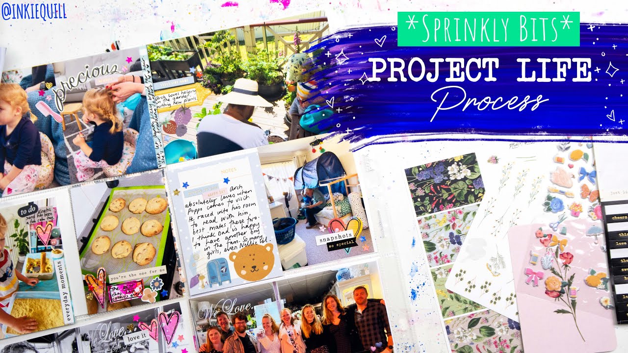 PROJECT LIFE PROCESS // Little Sprinkly Bits #projectlife #scrapbooking #scrapbook