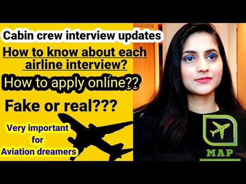Map aviation : best website for cabin crew aspirants| How to become a cabin crew|How to apply online