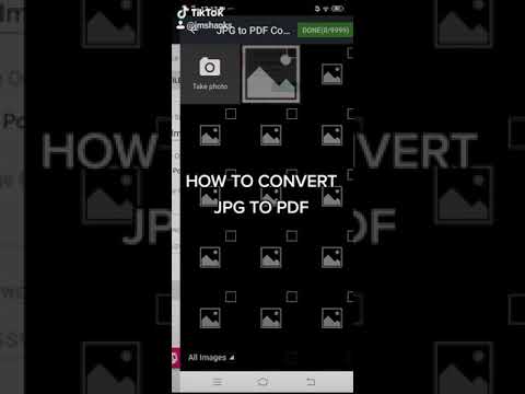 How to convert jpg to pdf using your Android