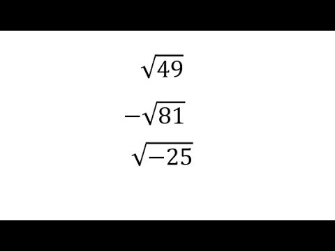 Simplify Square Roots: sqrt(a^2), -sqrt(a^2), sqrt(-a^2)
