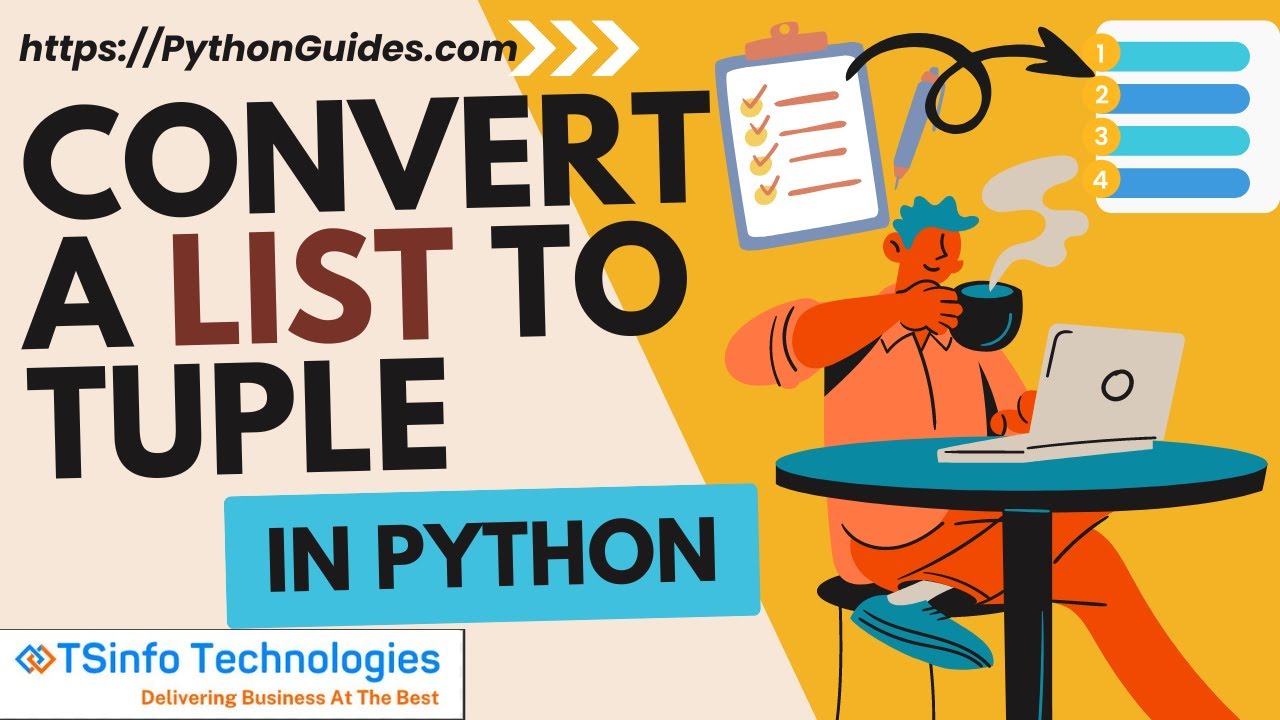 How to convert a list to a tuple in Python | Convert list to tuple in python tutorial | Python list