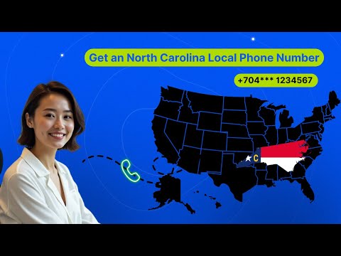 How to Buy a North Carolina Local Virtual Phone Number – All Area Codes Available