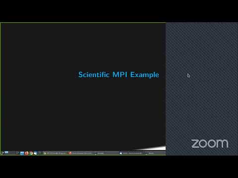 Intro to MPI 2021 - Day #1
