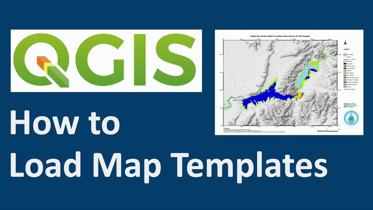 QGIS 101: How to load layout templates (1)