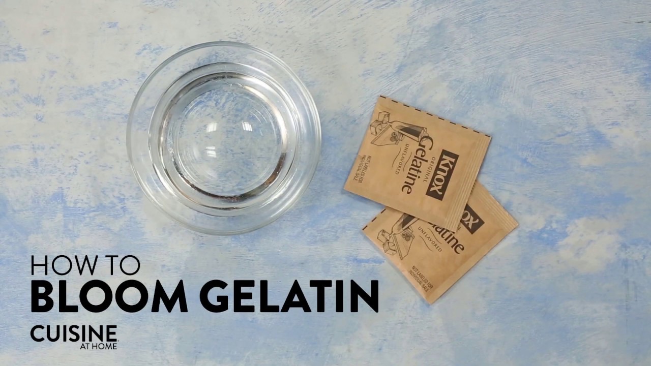 How to Bloom Gelatin | Cuisine at Home