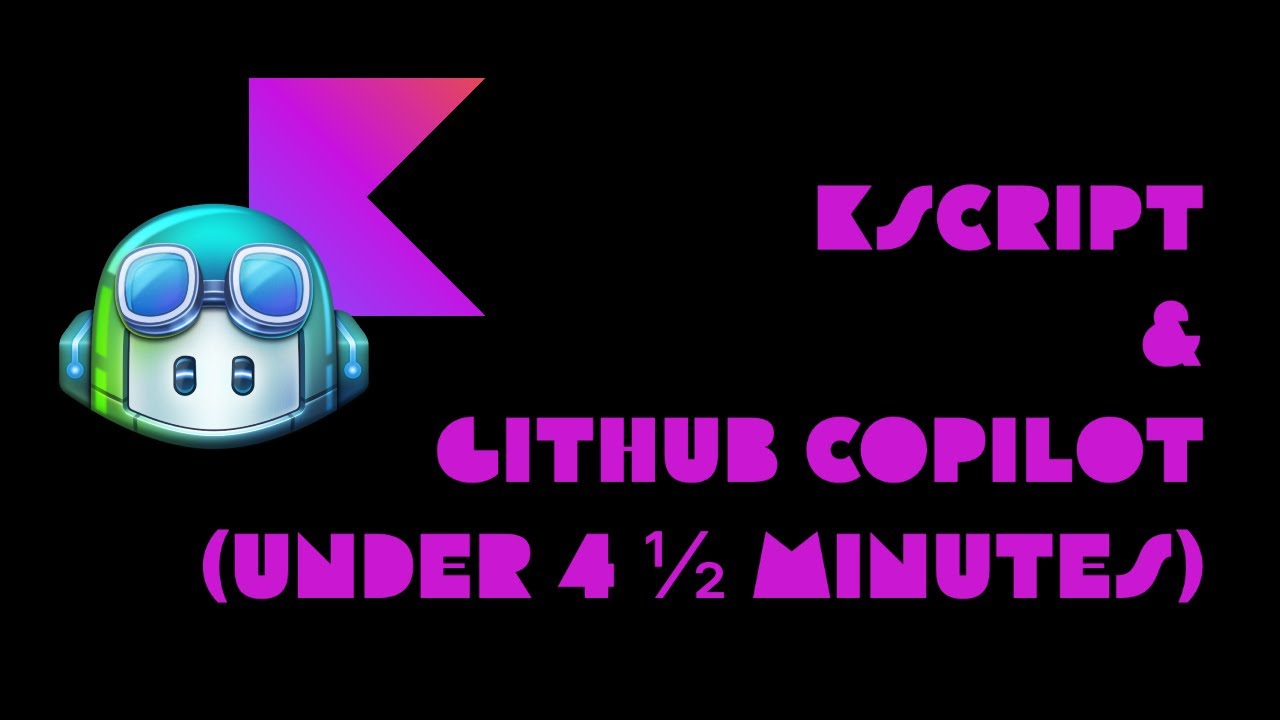 Kotlin scripting with Github Copilot under 5 minutes