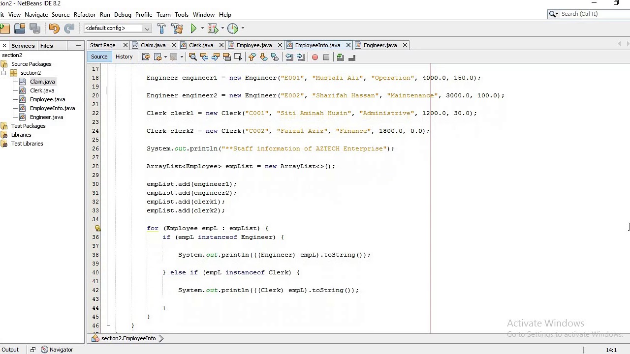 lab 6 java section 2