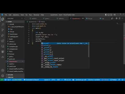 To find square root of a given number in C Program.