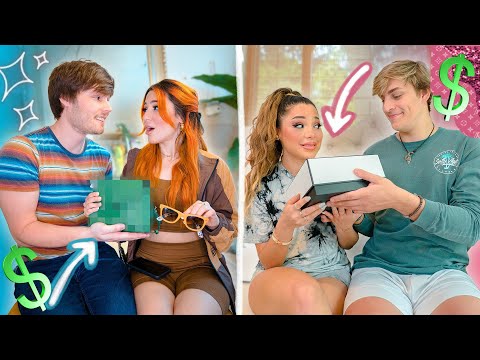 Boyfriends Luxury Shop for Twin Girlfriends Challenge: Boyfriend VS Boyfriend