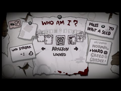 Repentance Switch Live Unlocks! (no mic playing hard) - The Binding of Isaac Repentance (Switch)