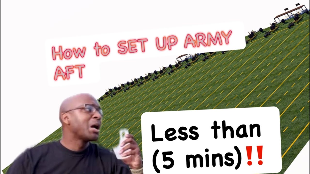 How to Set Up Army Fitness Test AFT ( LESS THAN 5 MINUTES)
