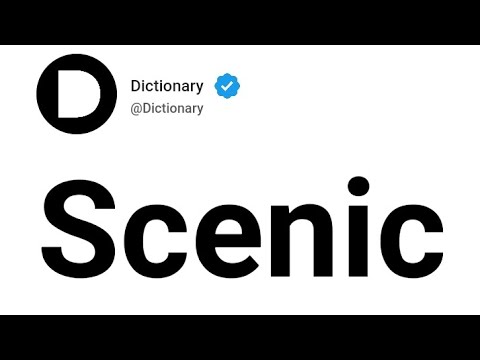 Scenic Meaning In English