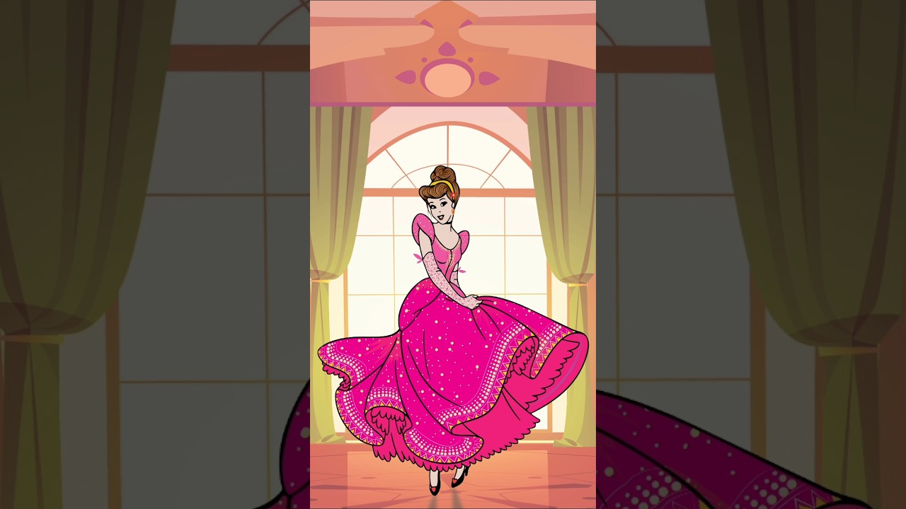 Cinderella vector art !! #youtubeshorts #ytshorts #shorts #cinderella #metaartsbasket #vector