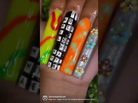 ITS THE CROSSWORD PUZZLE FOR ME‼️‼️💅🏽 #newtoyou #nailarttutorial #nailart #polygel #foryoupage