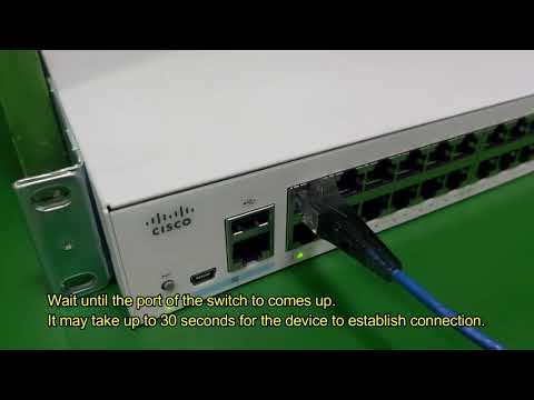 How to Access Cisco Catalyst 1000 48port Switch Web GUI