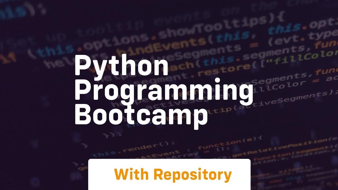 python programming bootcamp