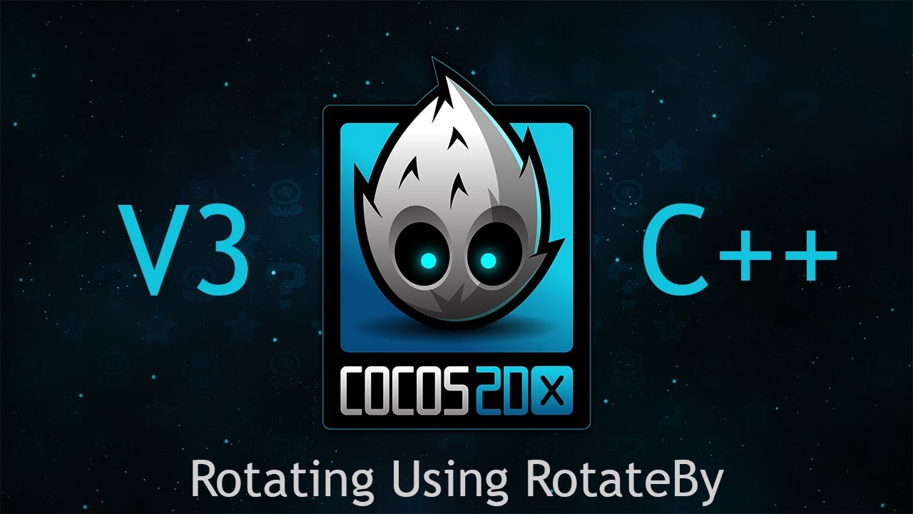 Cocos2d-x v3 C++ Tutorial 15 - Rotating Using RotateBy
