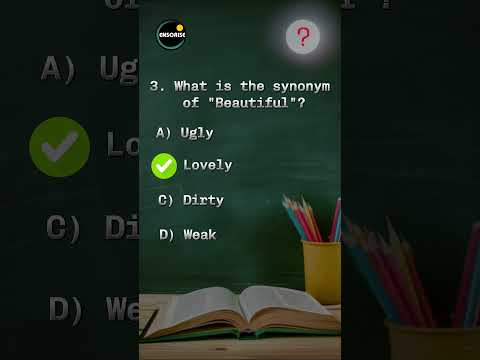 You WON'T BELIEVE How Easy it is to Master Word Synonyms for MCQs