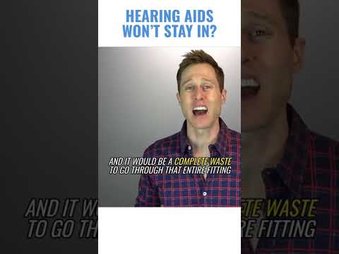 Hearing Aids Falling Out? #shorts