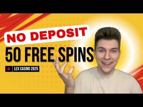 50 FREE SPINS NO DEPOSIT at Lex Casino in 86 seconds! (2025 exclusive bonus method 🎰)