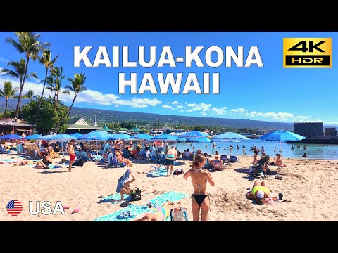 Kailua-Kona, Hawaii - 4K Walking Tour | Big Island USA 🇺🇸 | December 2024