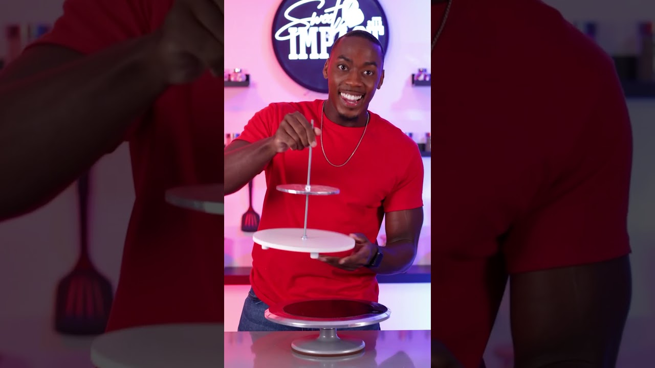 How to create a gravity defying cake #shorts