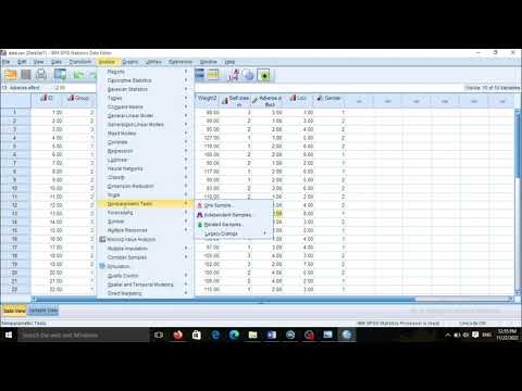 Kruskal Wallis test in SPSS