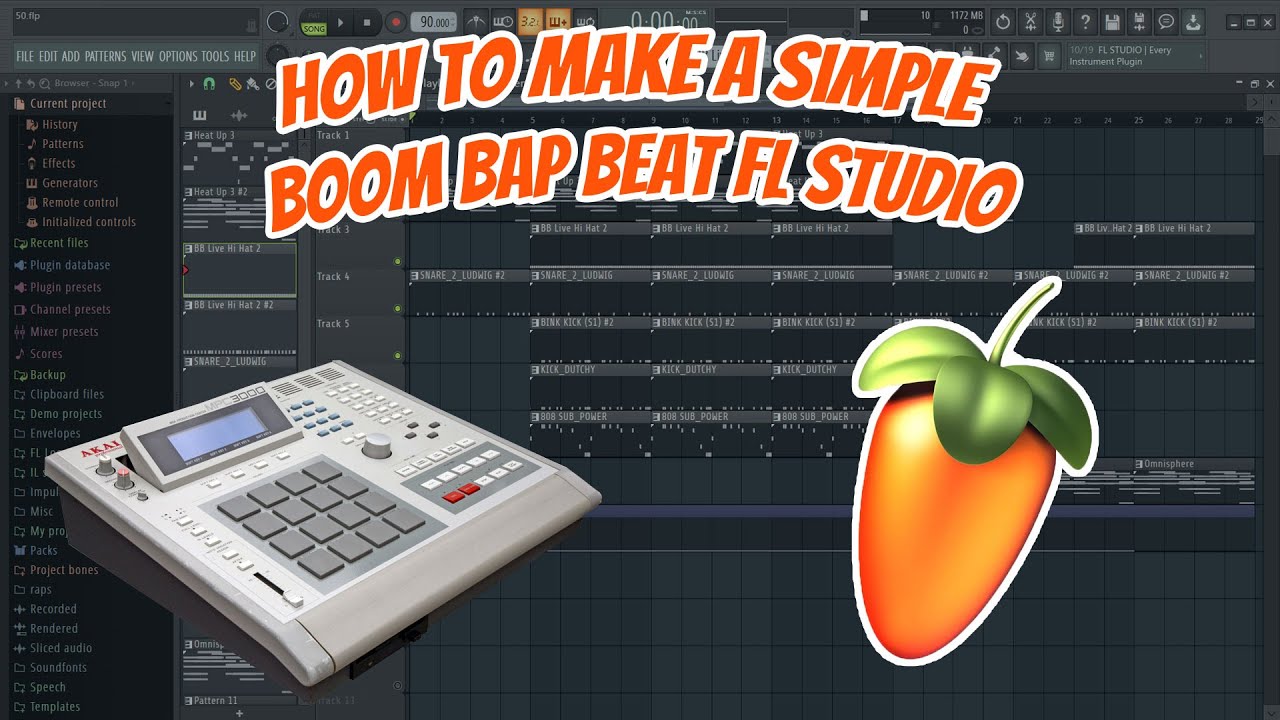 How To Make A Simple Boom Bap Beat - FL Studio