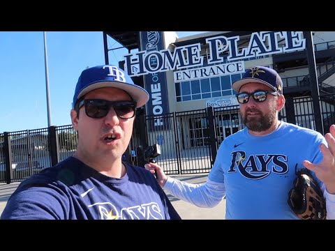 Florida’s MLB BASEBALL SPRING TRAINING 2022 Begins! FIRST DAY at TAMPA BAY RAYS & Atlanta BRAVES