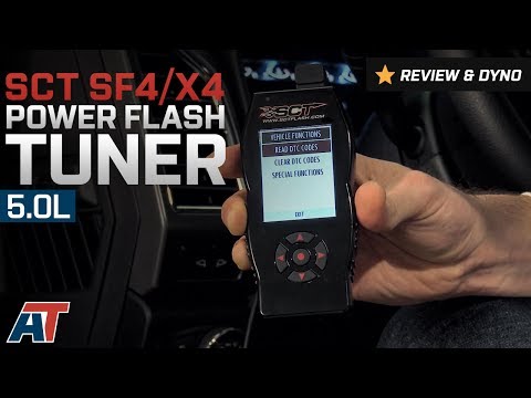2015-2016 F150 SCT SF4/X4 Power Flash Tuner 5.0L Review & Dyno