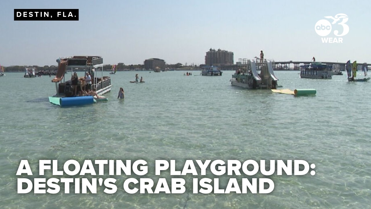 A floating playground: Destin's Crab Island