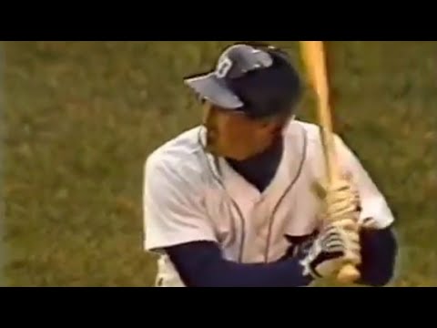 Chris Pittaro 1st MLB AB (4-8-85)