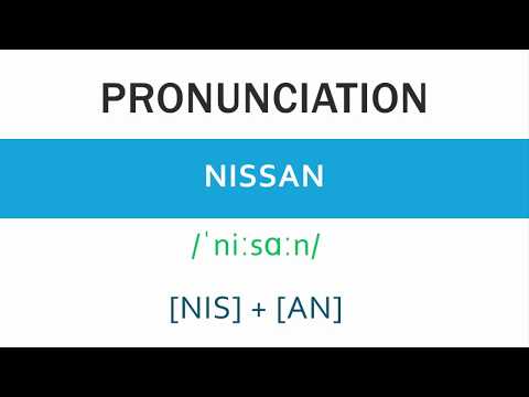 How to pronounce Nissan - Speak Right