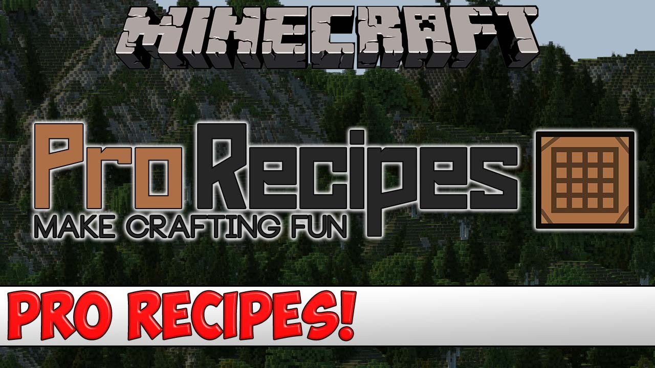 Minecraft Plugin Tutorial - Pro Recipes