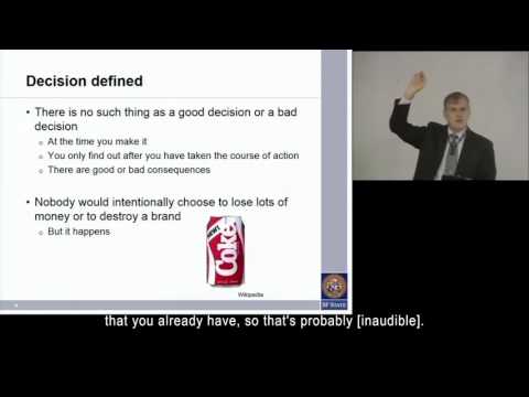 Topic 4.1 What is a Decision?