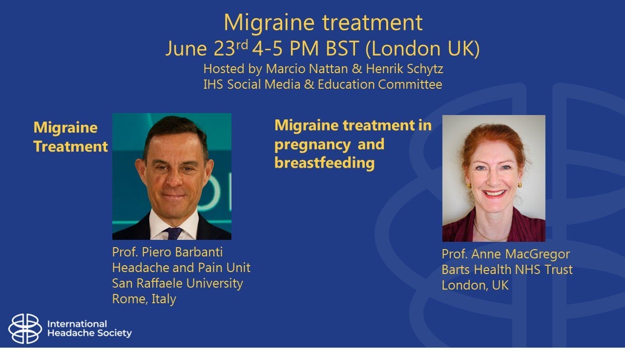 IHS Webinar on migraine treatment