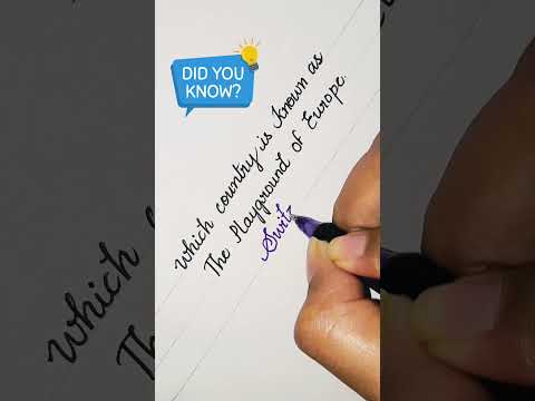 Fun Fact #writing #beautiful #funfact #shorts