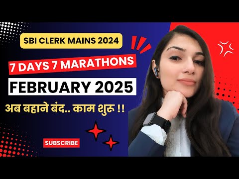 FEBRUARY 2025 CURRENT AFFAIRS MARATHON | SBI CLERK MAINS 2025 7 DAYS 7 MARATHONS | By Sheetal Ma'am