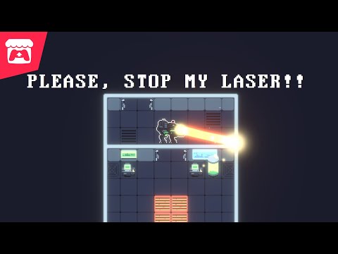 Please, Stop my Laser!! - Try to self-destruct your dangerous robot as quickly as possible!