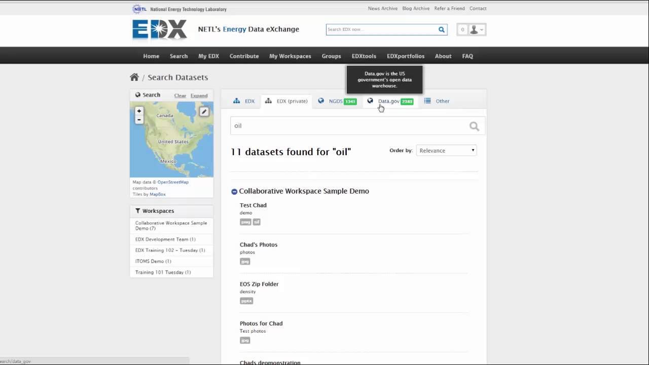 EDX Search Tutorial