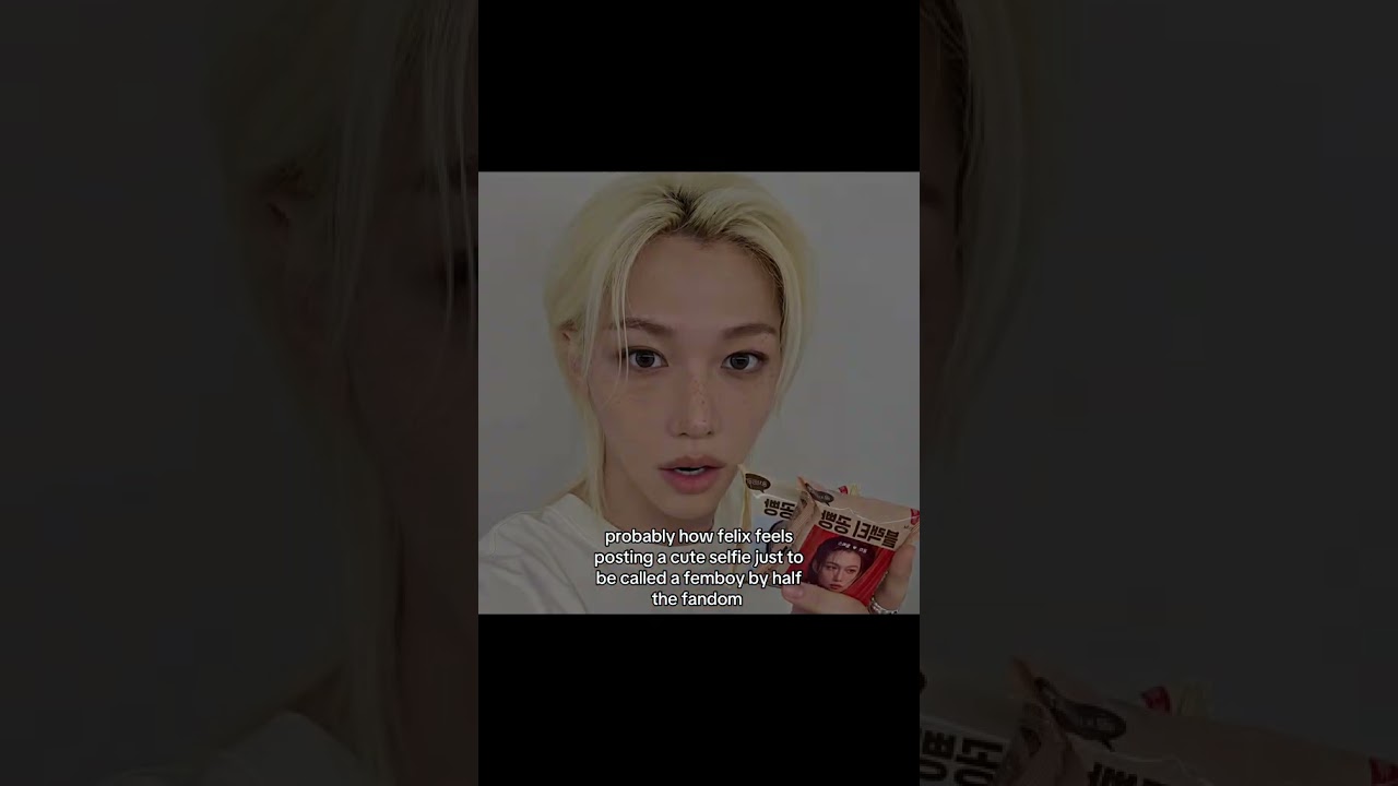 I wonder if hes seen all the femboy posts #felix #youmakestraykidsstay #straykids