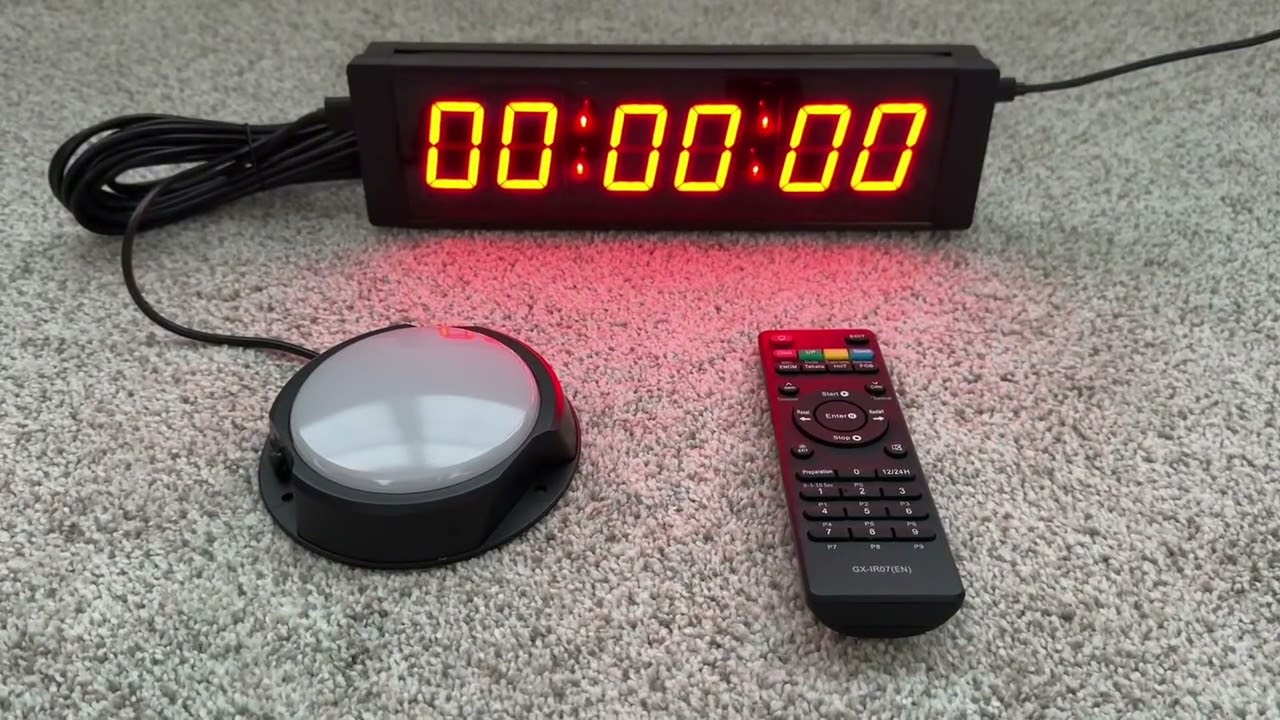 Large Gym Timer Stopwatch Review | LED Interval Timer for HIIT & Workouts
