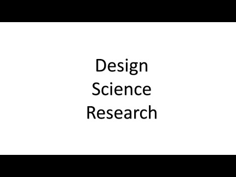 Design Science Research in Information Systems