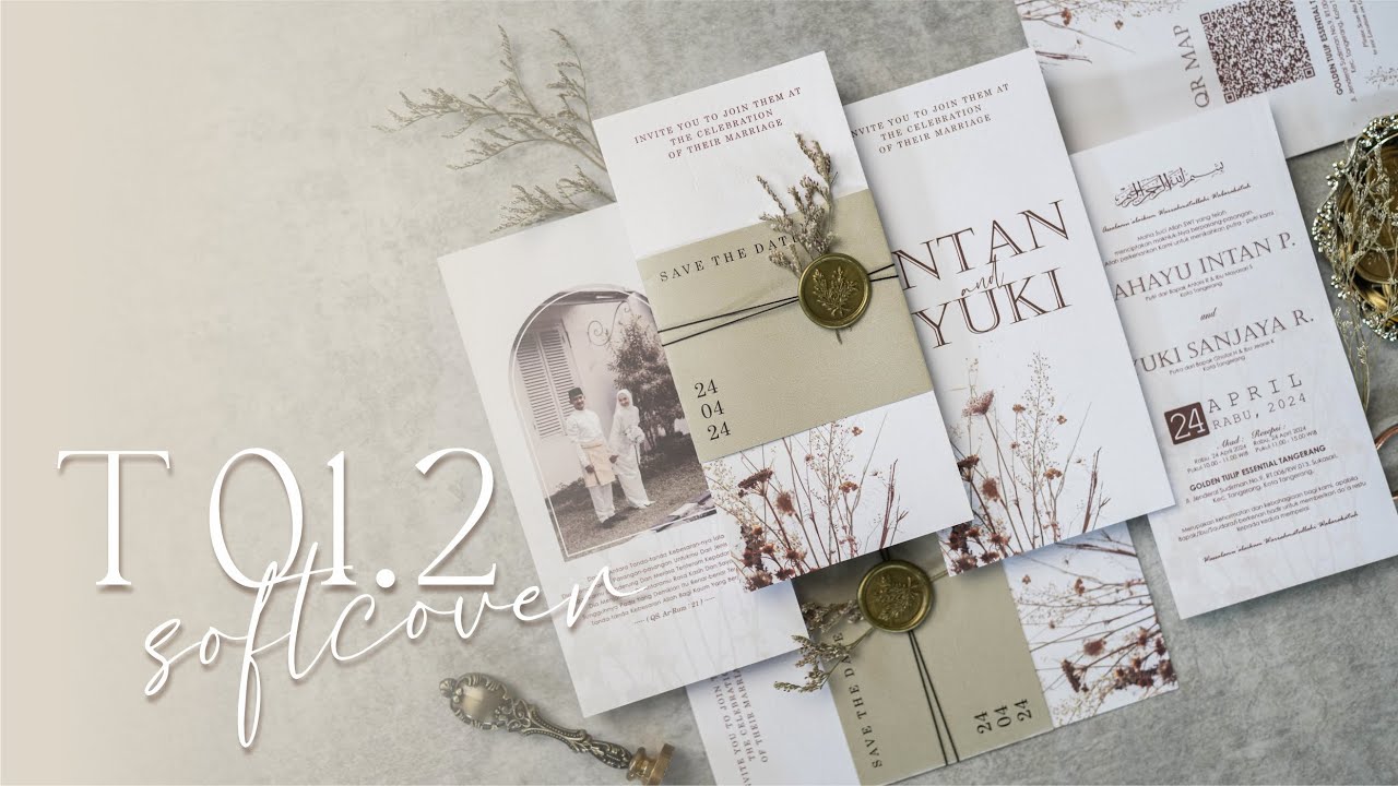wedding invitation T.01.2 invitto.printery