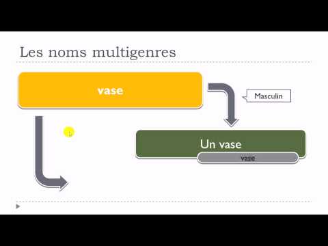 Learn French #Words with two genders = vase