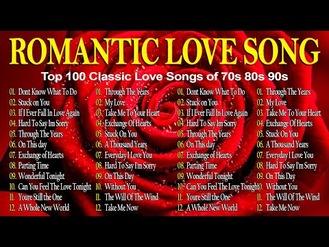 [Lyrics] Romantic Old Love Songs Playlist💕Timeless songs of 80s 90s💖 All Time Favorite Hits Songs 💕